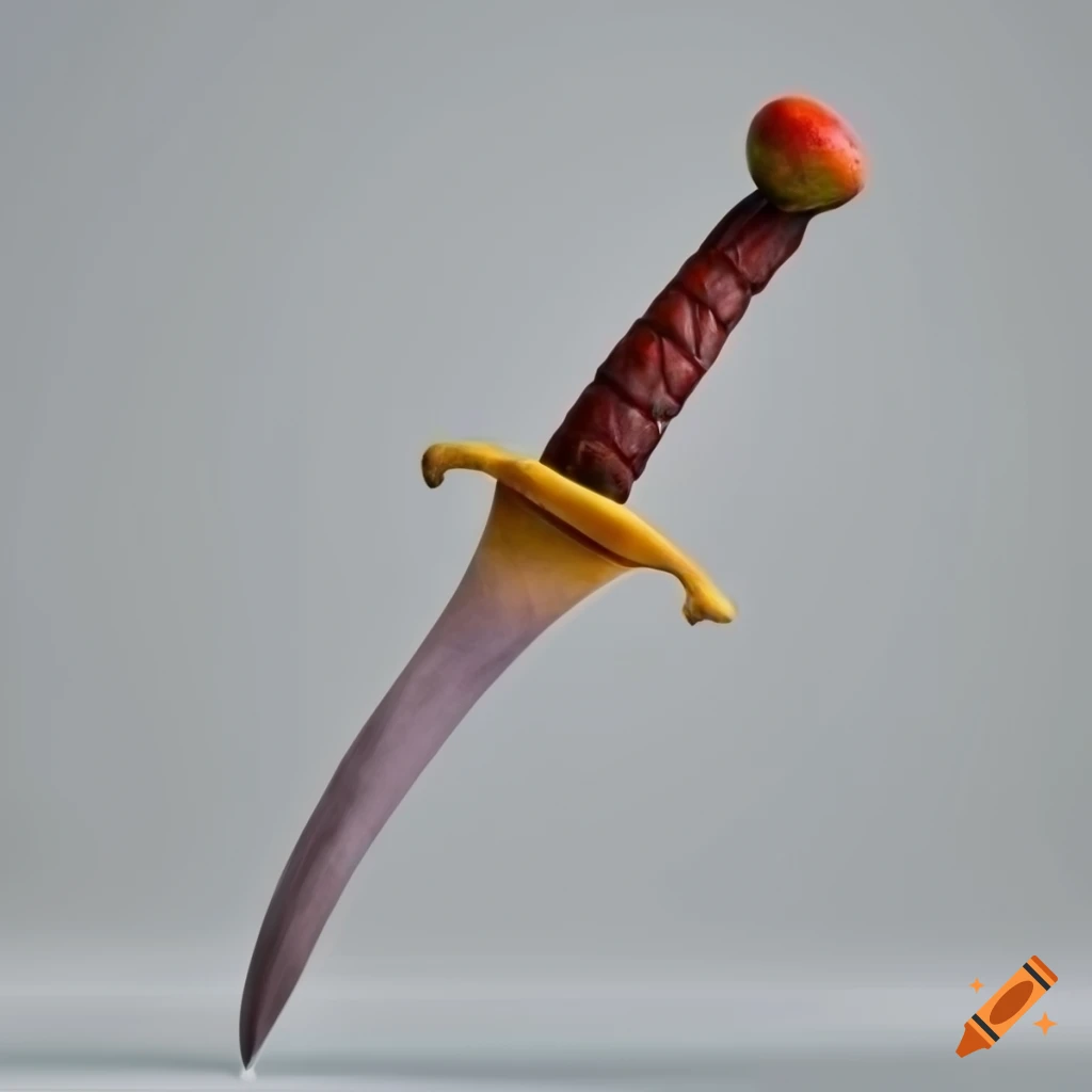 Mango sword on a white background
