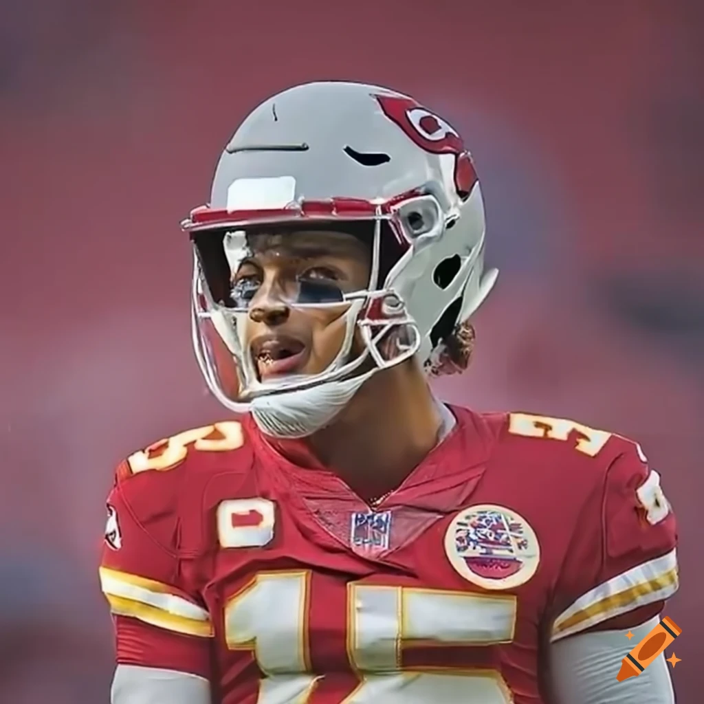 Bernie sanders and patrick mahomes share a friendly handshake on Craiyon