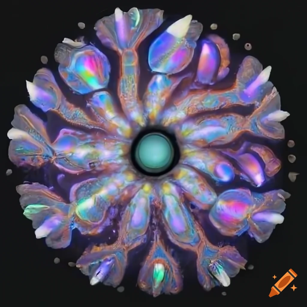 Realistic high resolution image of a giant pearly brain shell