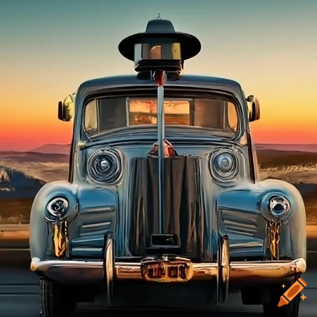 Borat's iconic mobile car