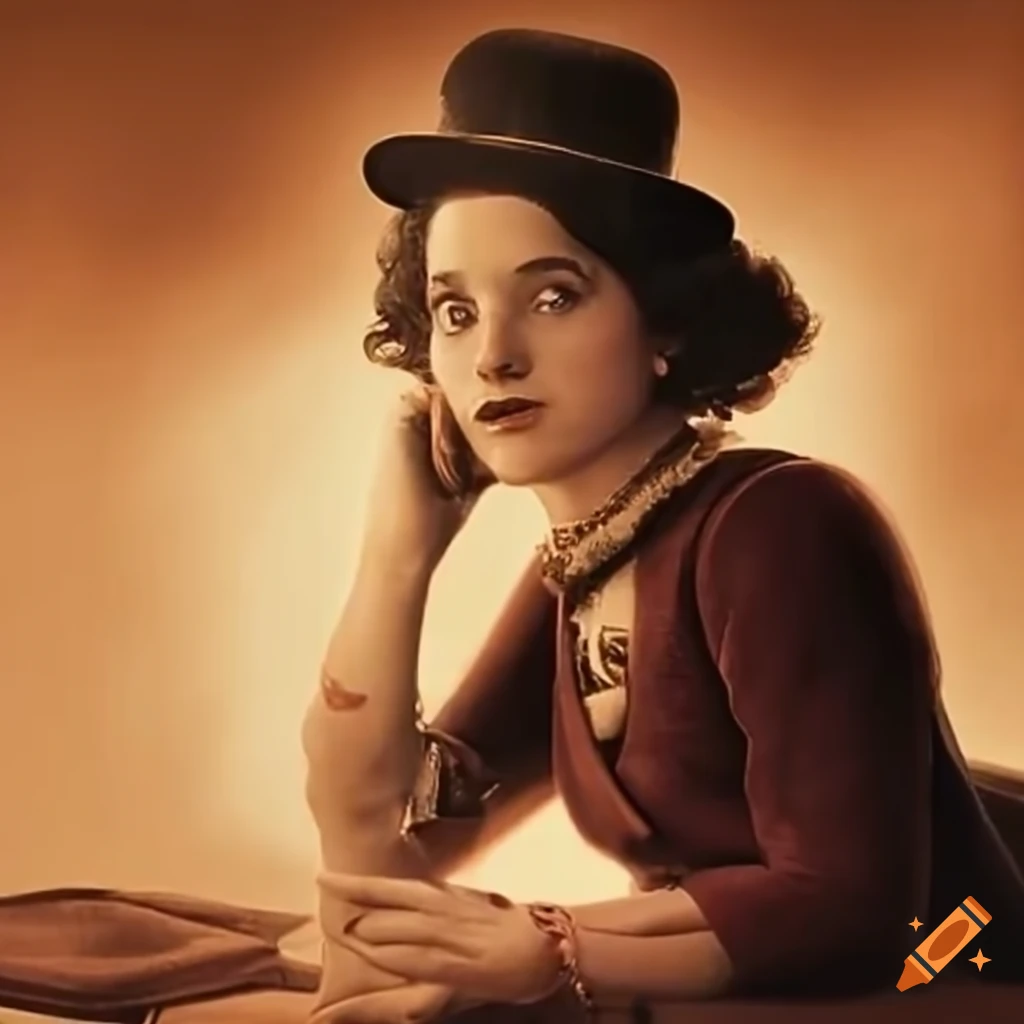 Female version of chaplin's "the little tramp"