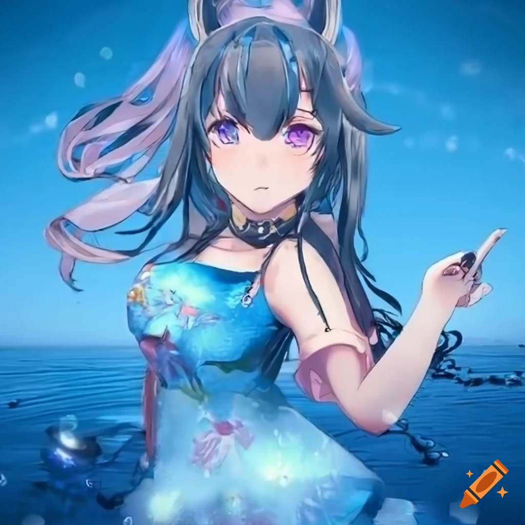 Vtuber images created on Craiyon