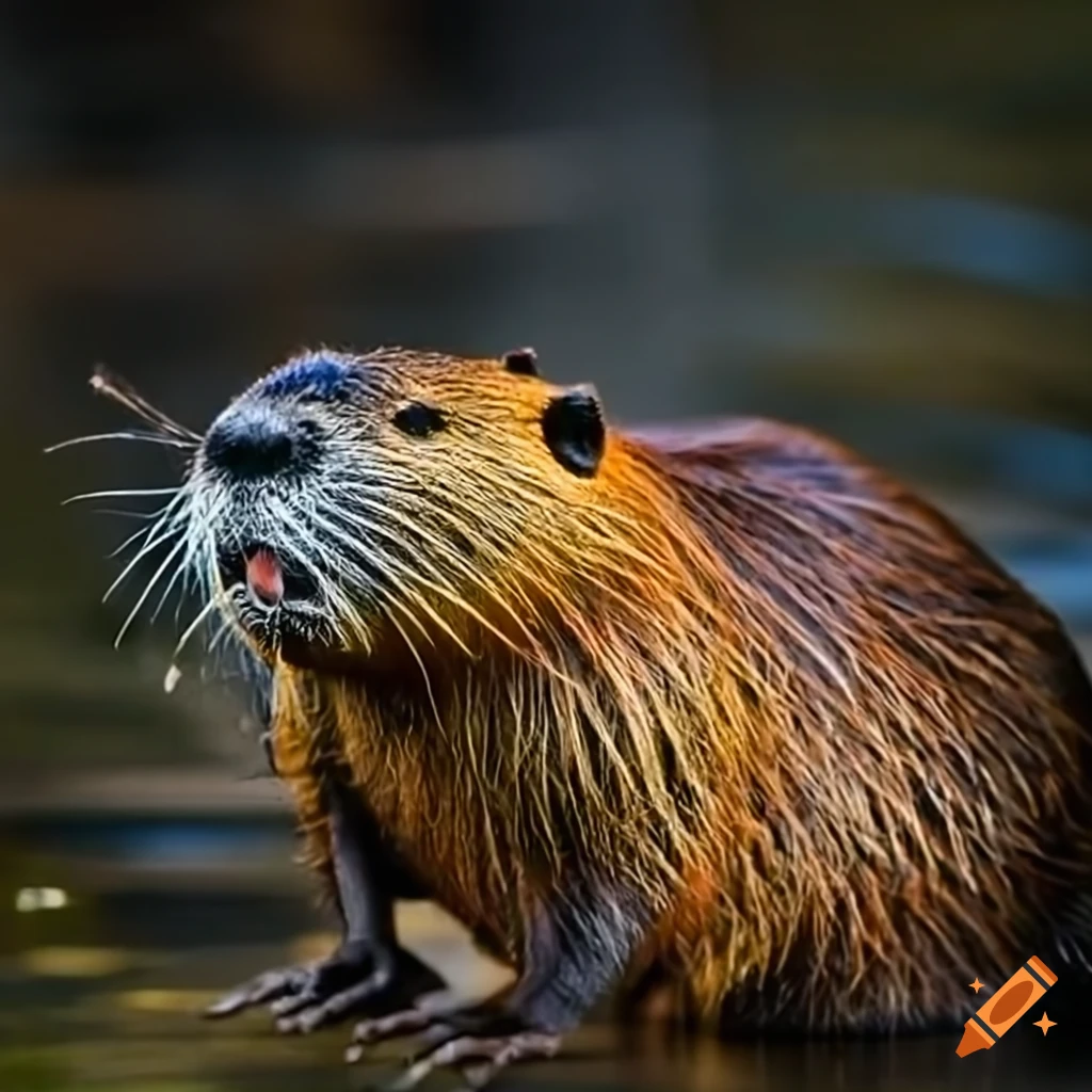 Beaver turtle hybrid creature on Craiyon