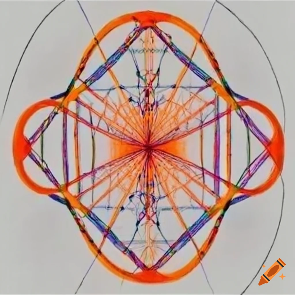 Abstract representation of algebraic geometry on Craiyon
