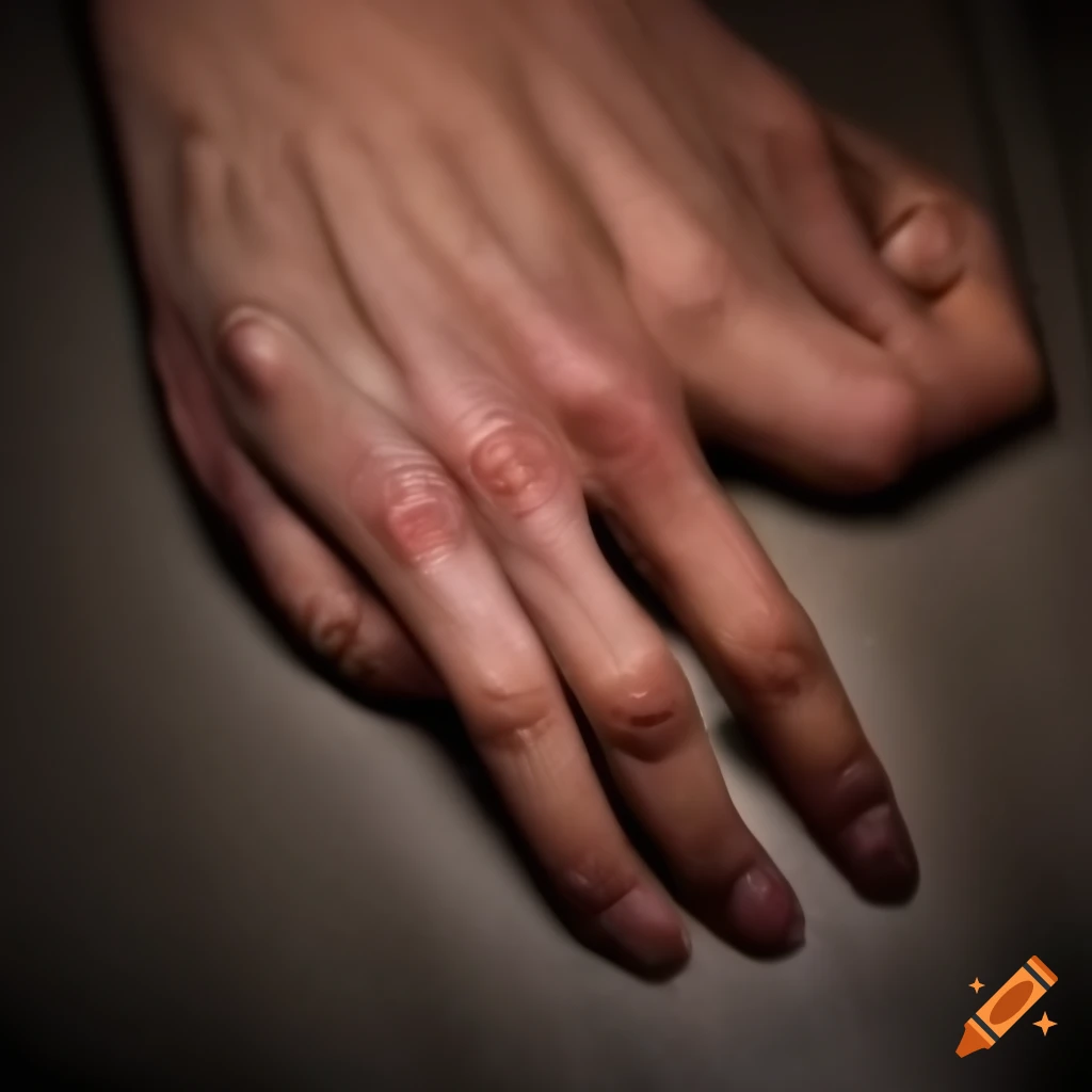 Colorful image of left hand with 5 fingers