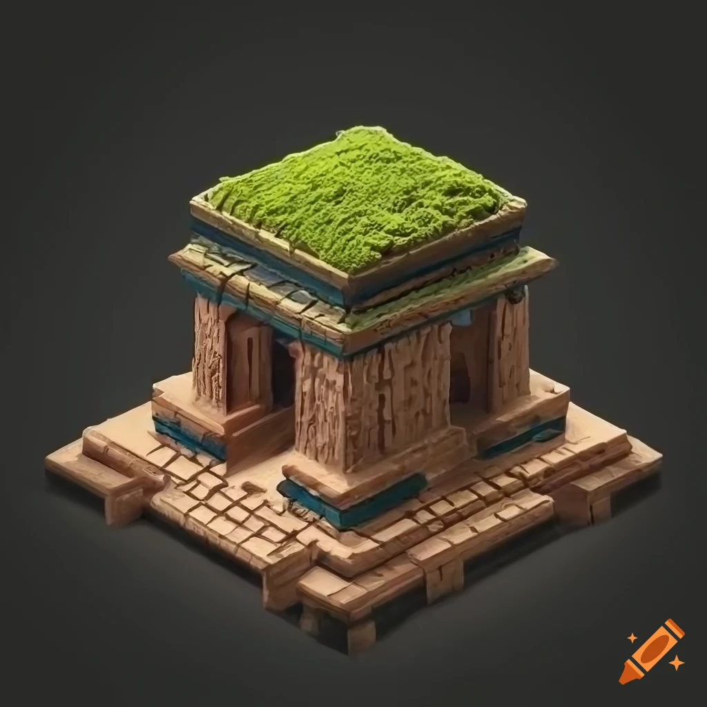 Detailed isometric render of a zombie apocalypse base on Craiyon