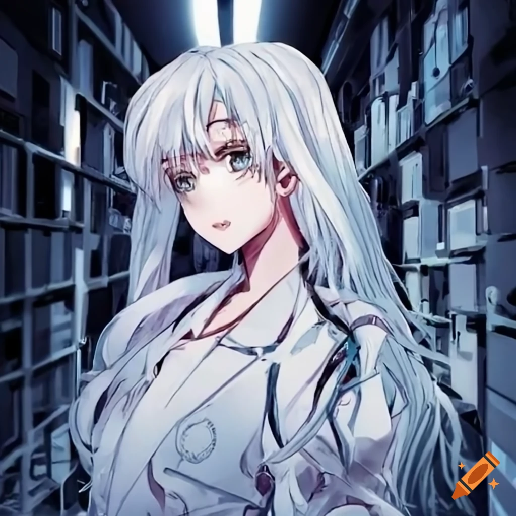 White laboratory with multiple laptops