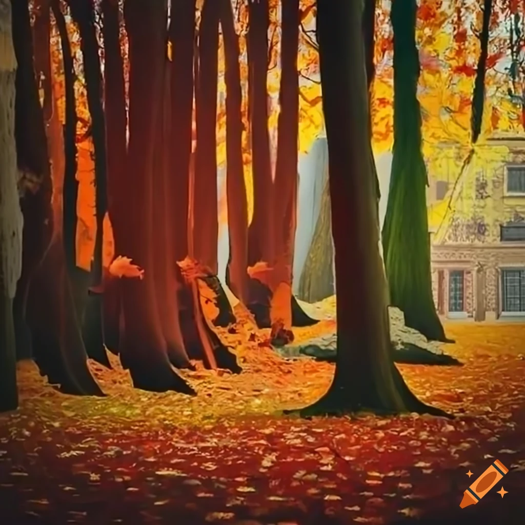 Autumn-themed picture representing change and new beginnings on Craiyon