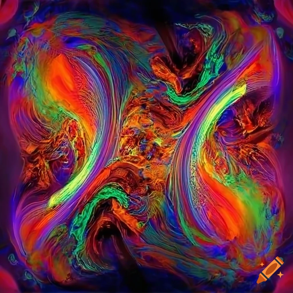 Chaotic dynamics visualization on Craiyon