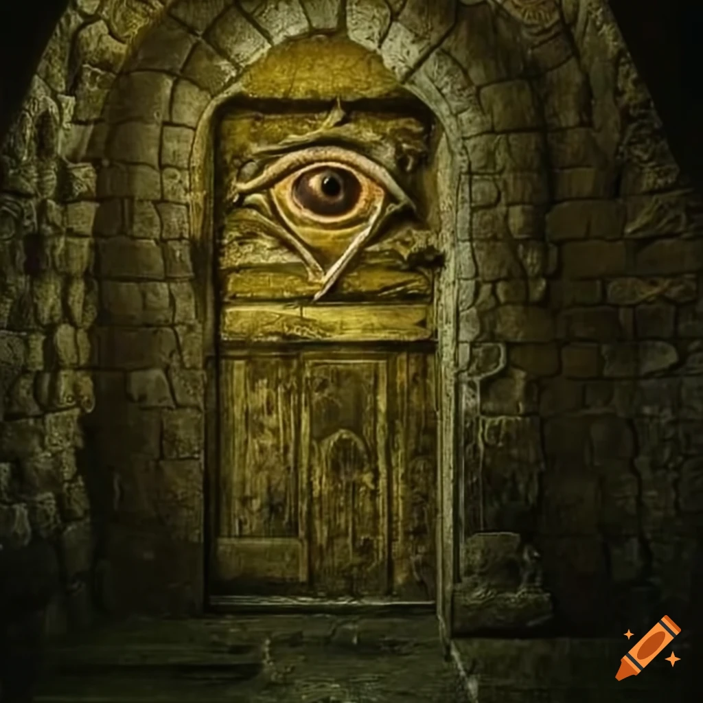 Symbol of the all-seeing eye on Craiyon