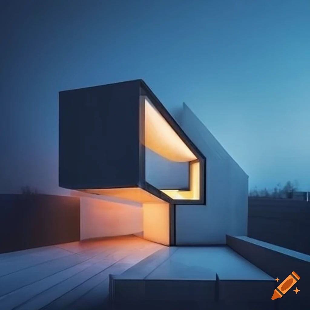 Image of modern minimalist architecture on Craiyon