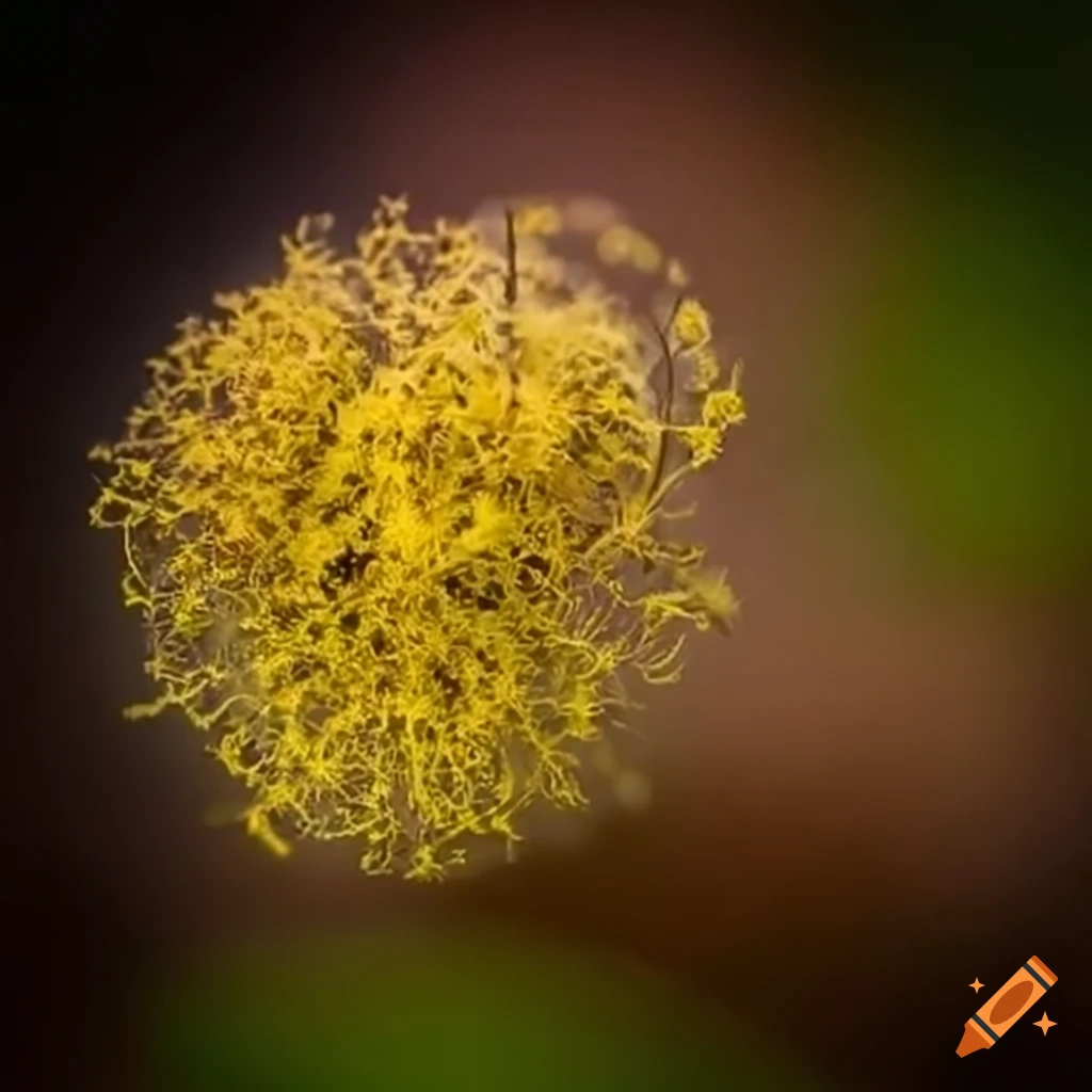 Wilting plant pollen in scorching temperature