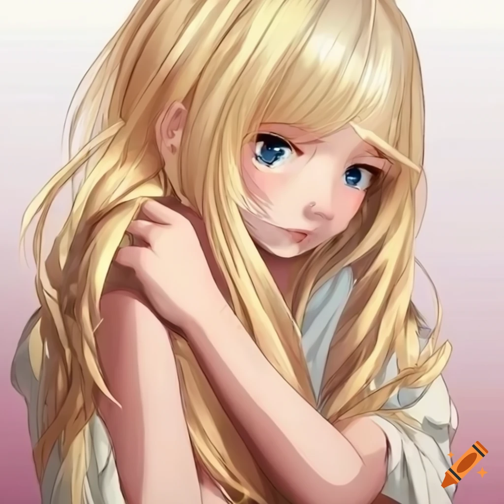 Anime woman holding the hand of a little girl on Craiyon