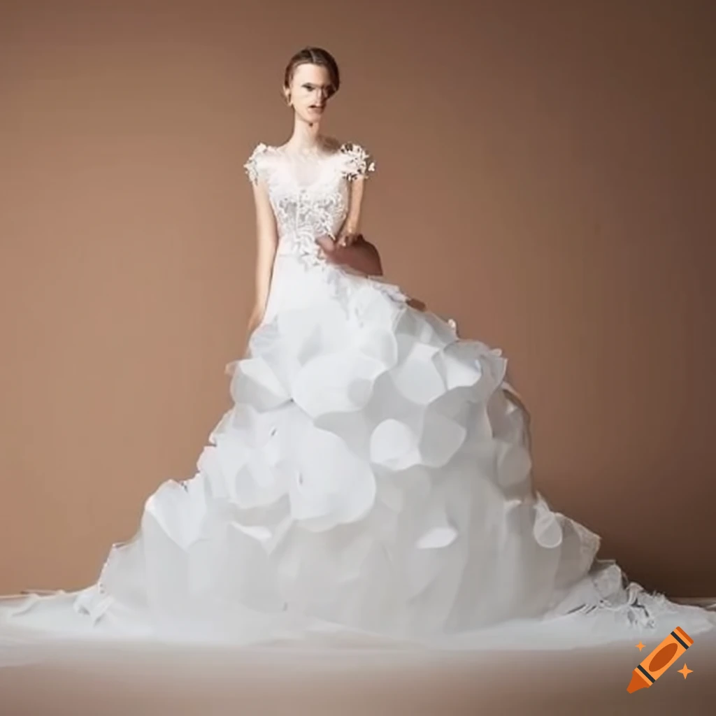 Paper wedding dress