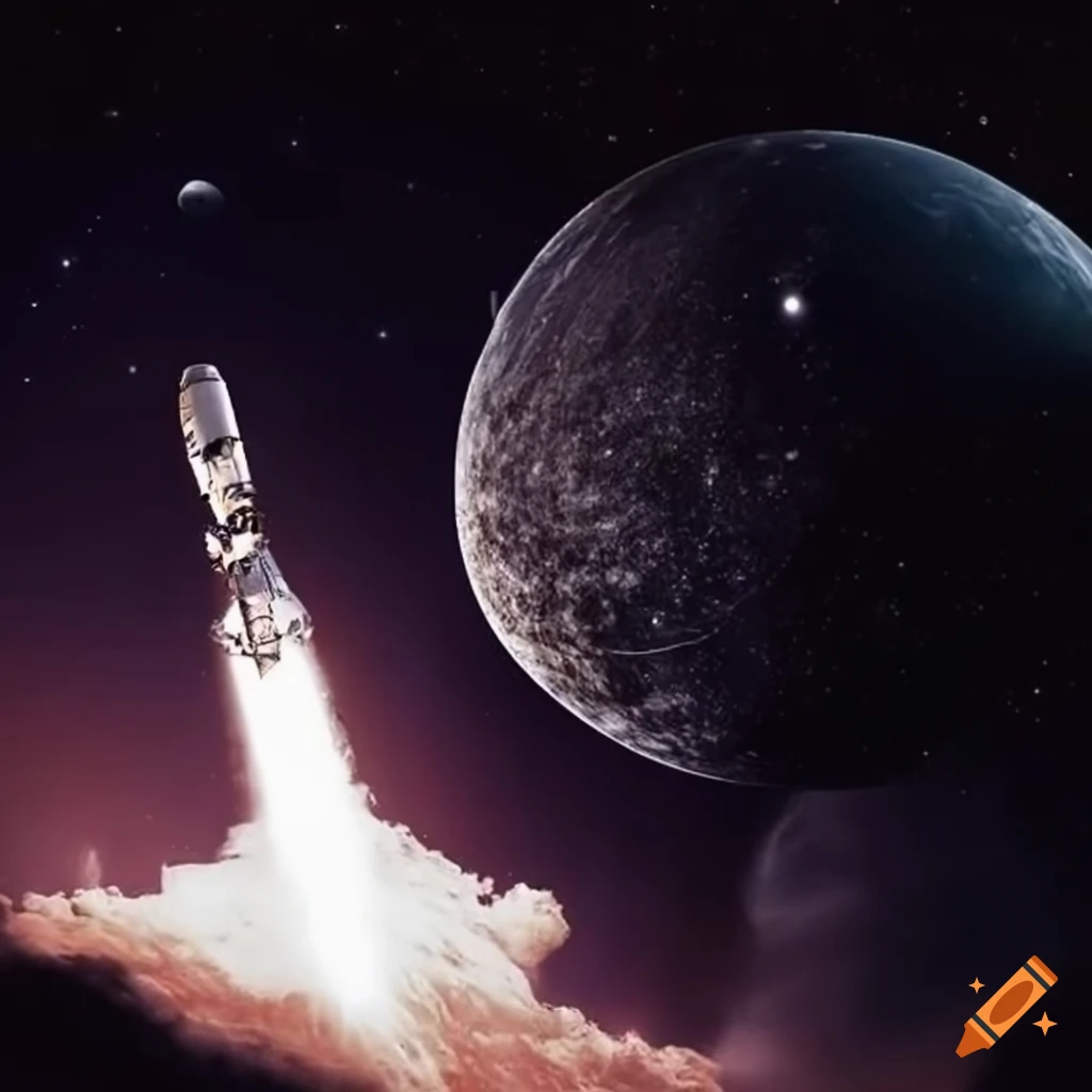 Spacecraft image on Craiyon