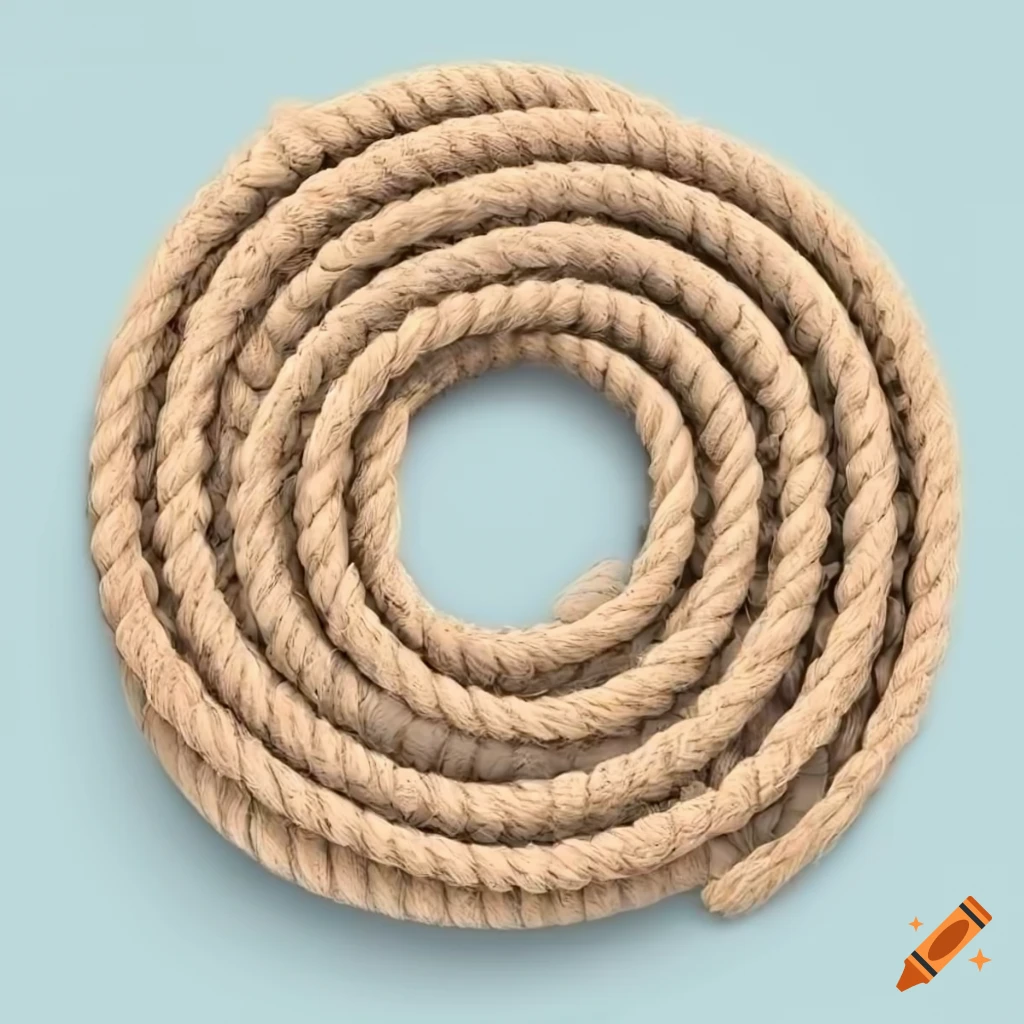 Vintage rope drawing on Craiyon