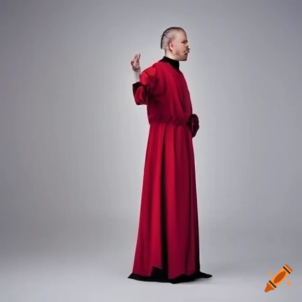 Full body robes of a priest on Craiyon