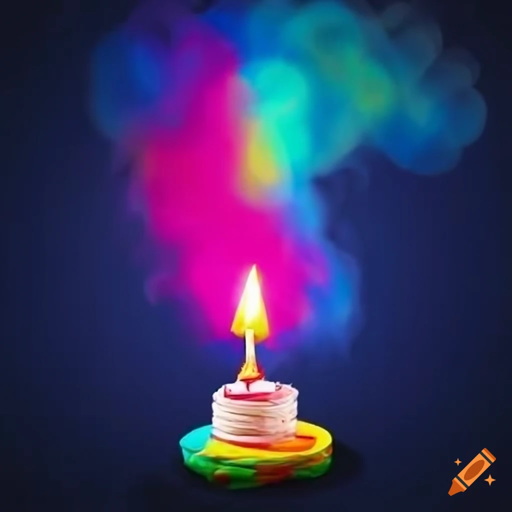 Colorful and funny birthday celebration on Craiyon