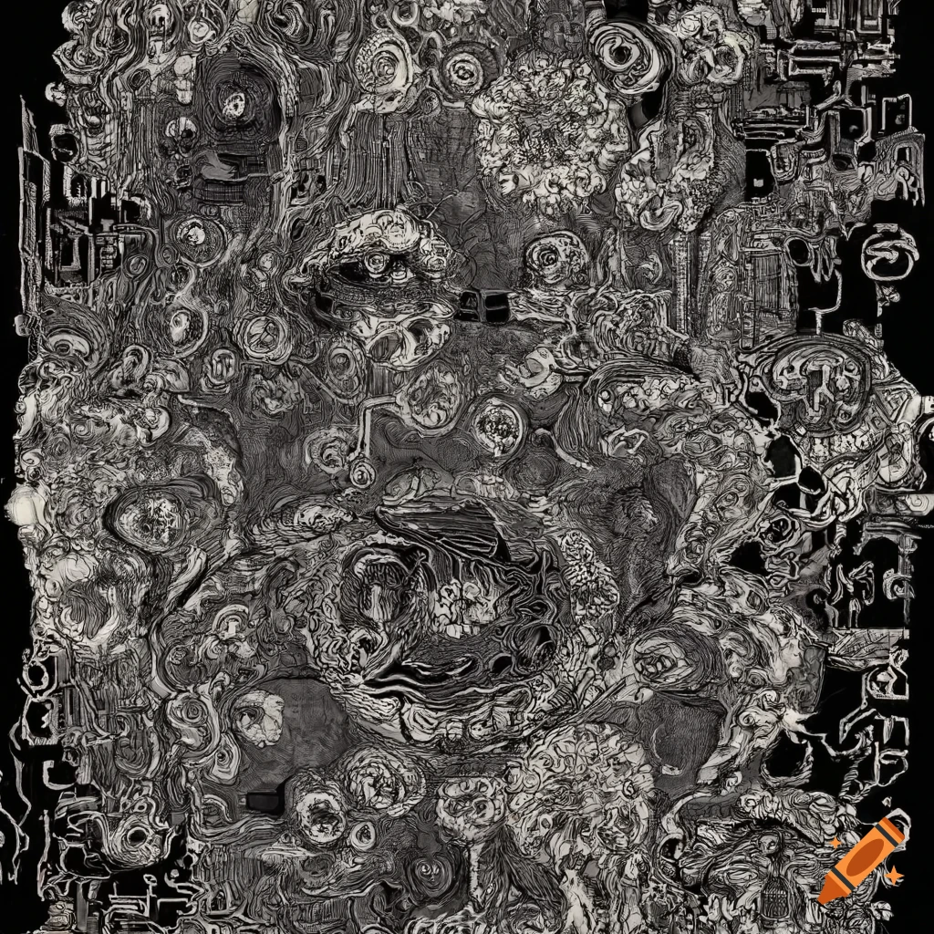 Detailed cyberpunk flower artwork by yoshitaka amano on Craiyon