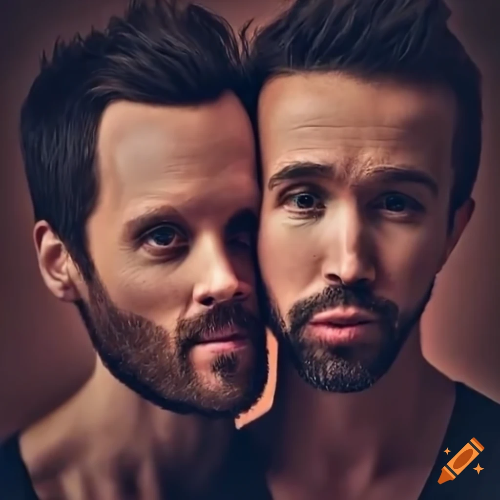 Tom riley and rob mcelhenney sharing an intimate moment