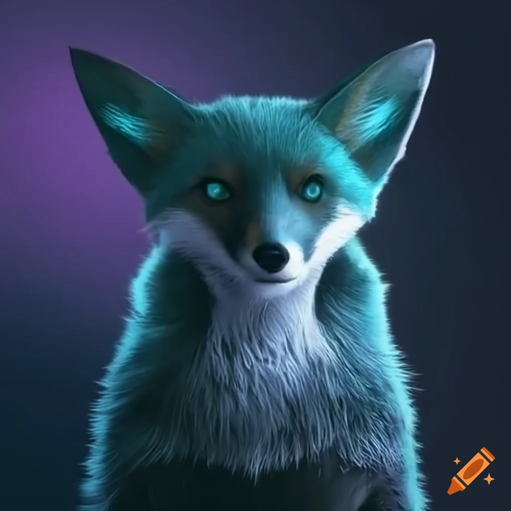 Shady fox on Craiyon