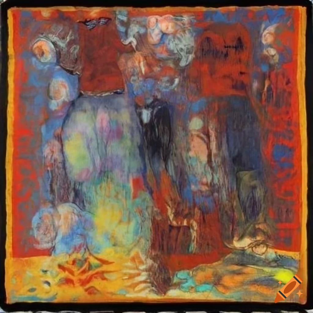 Colorful abstract art by robert rauschenberg on Craiyon