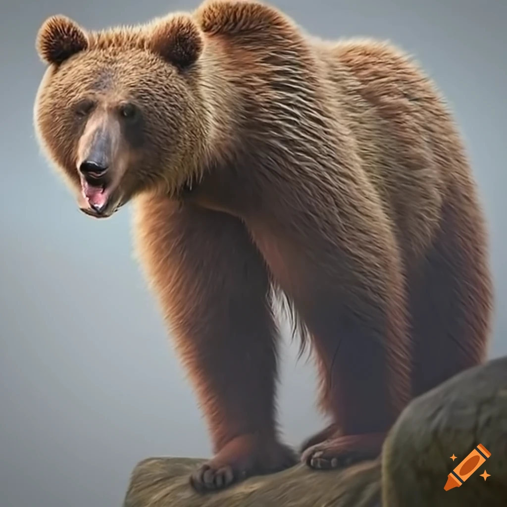 Bear in natural habitat