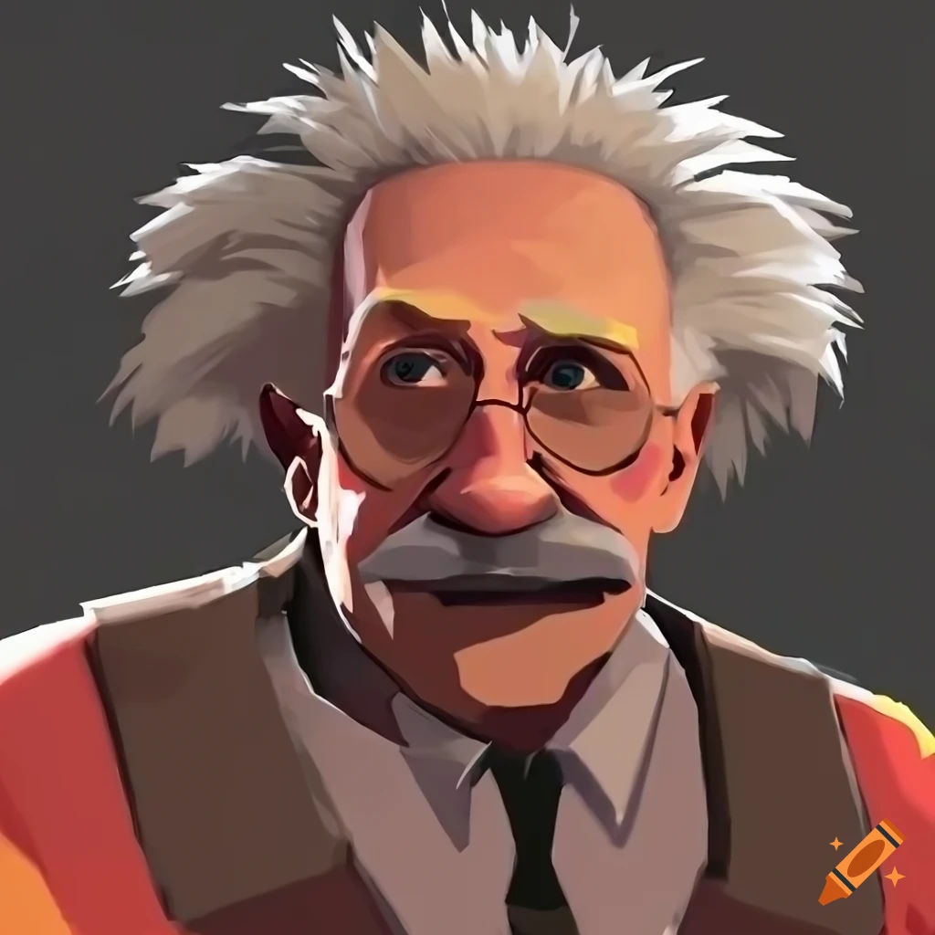 Einstein heavy character from Team Fortress 2 on Craiyon