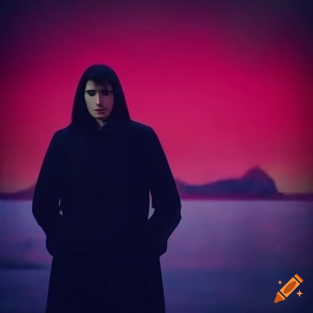 Motherland calls illustration in chillwave style