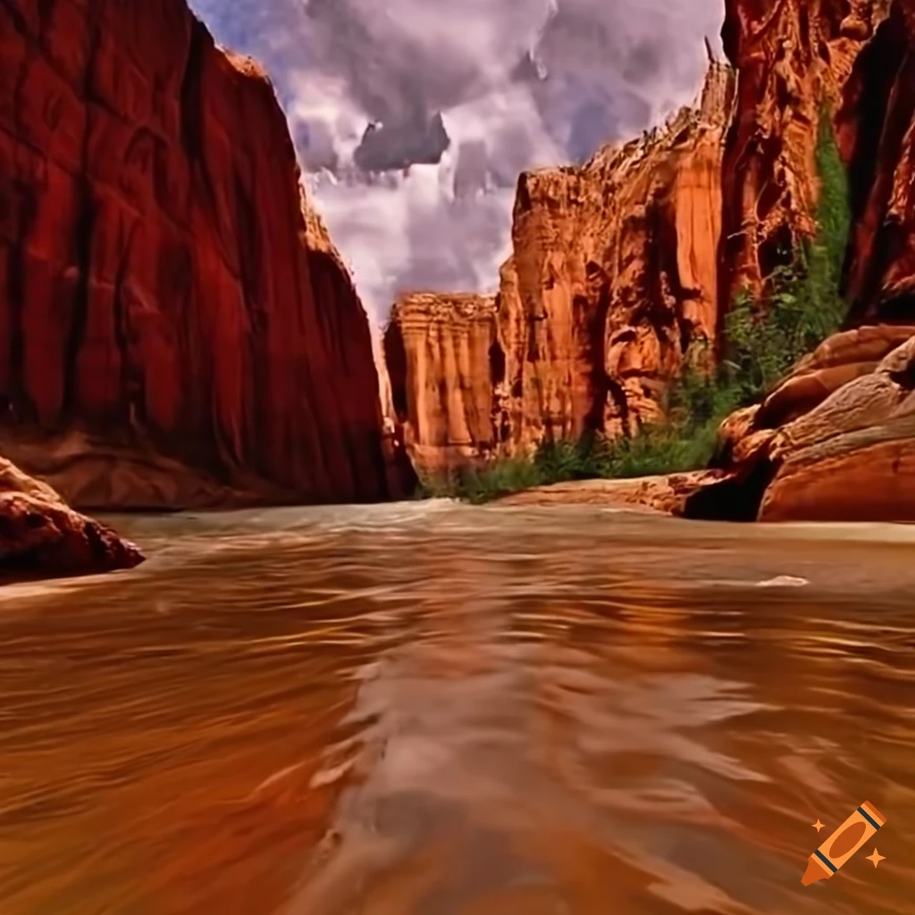 Stunning view of a real canyon