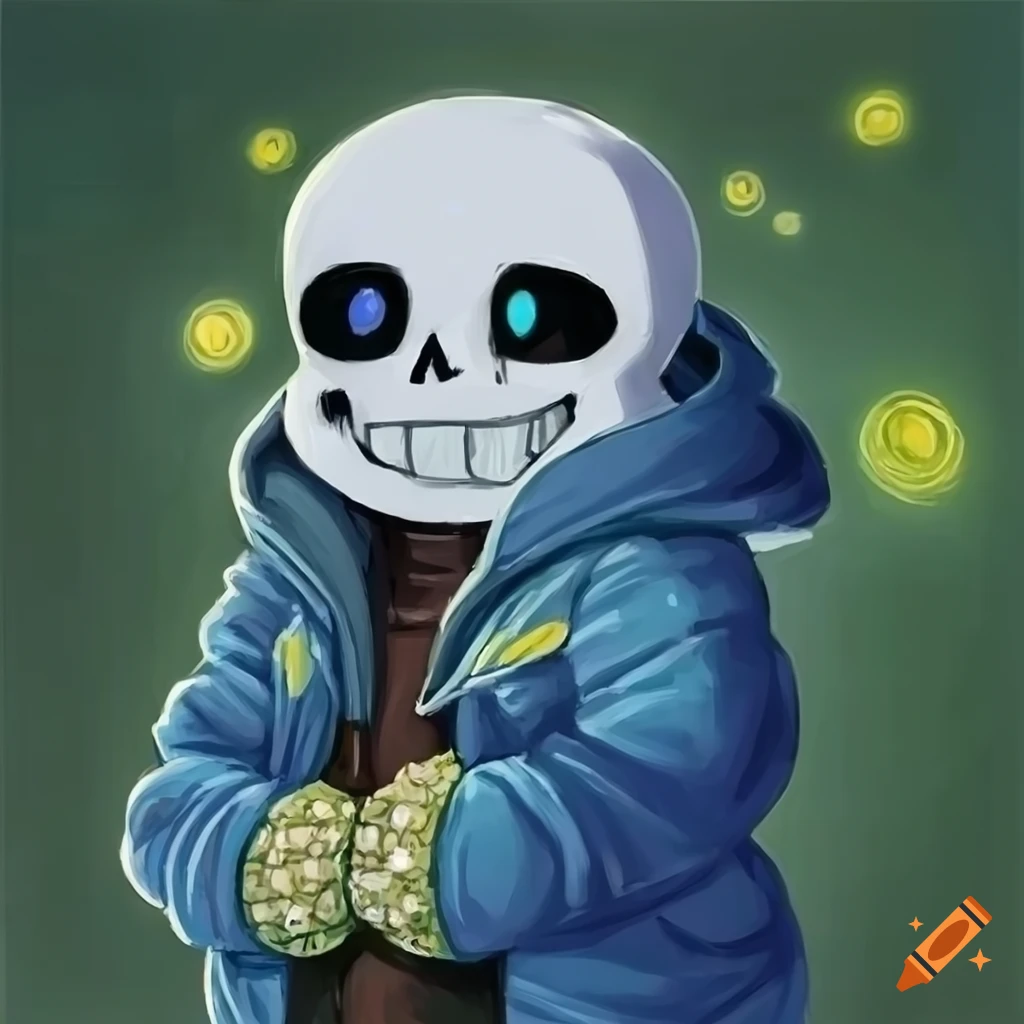 Outertale sans on Craiyon