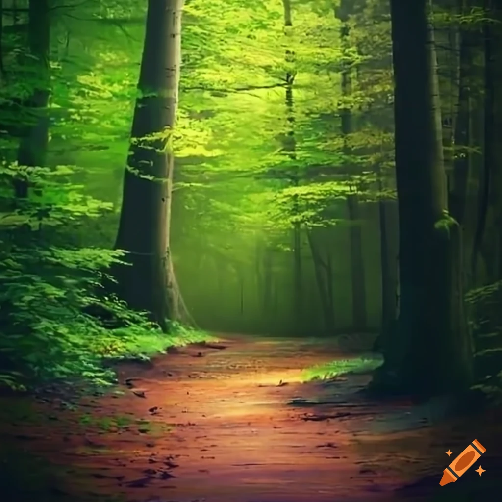 Pathway through the woods