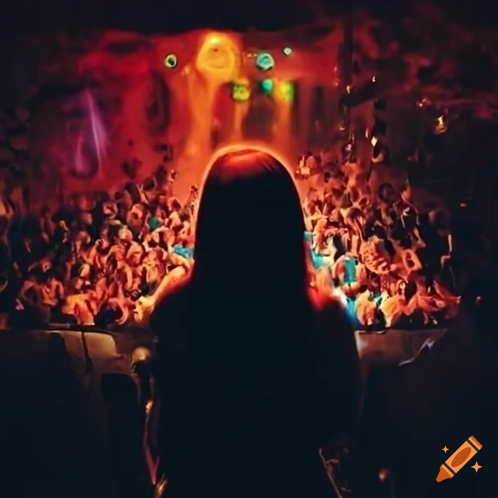 Neon writing of rave on Craiyon