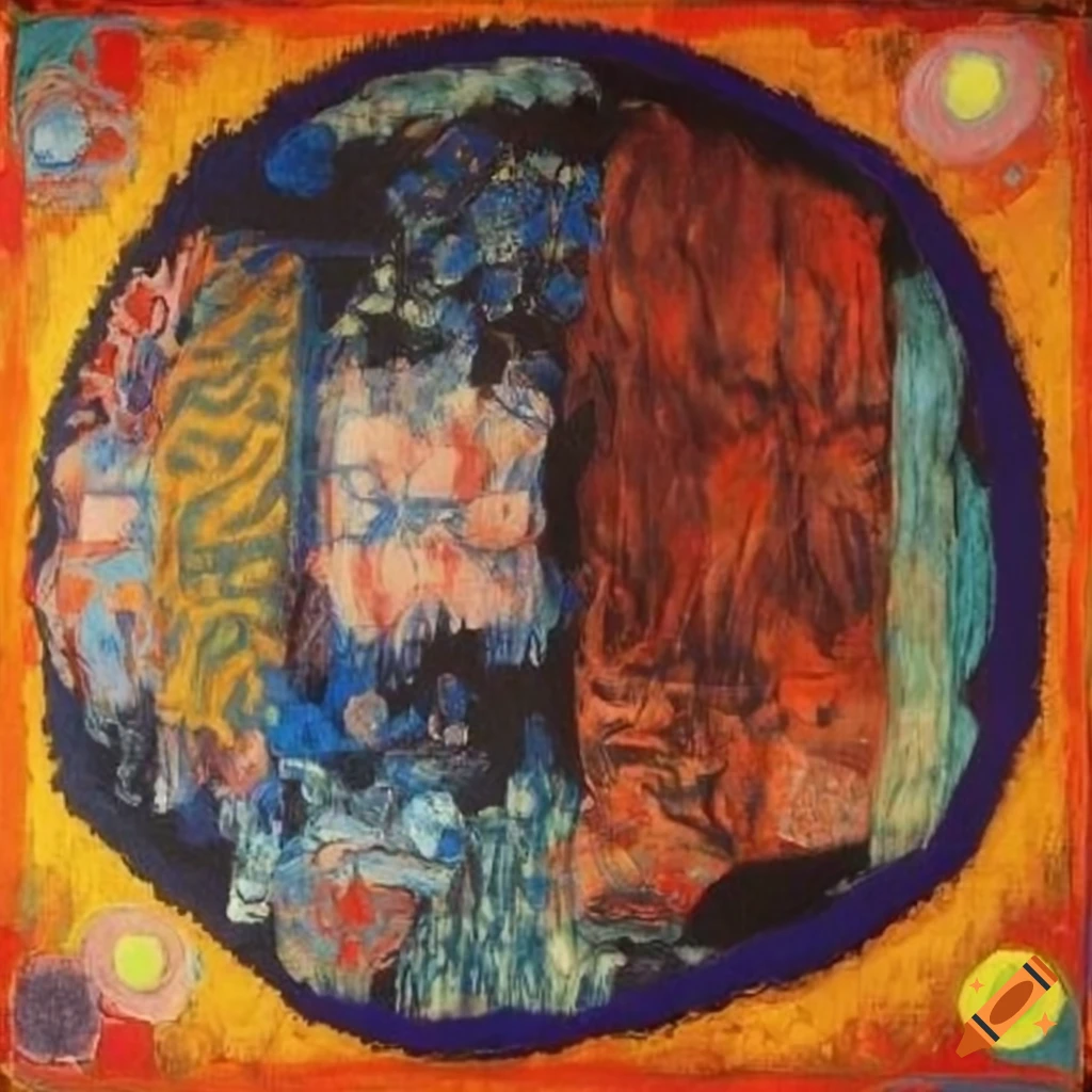 Colorful abstract art by Robert Rauschenberg on Craiyon