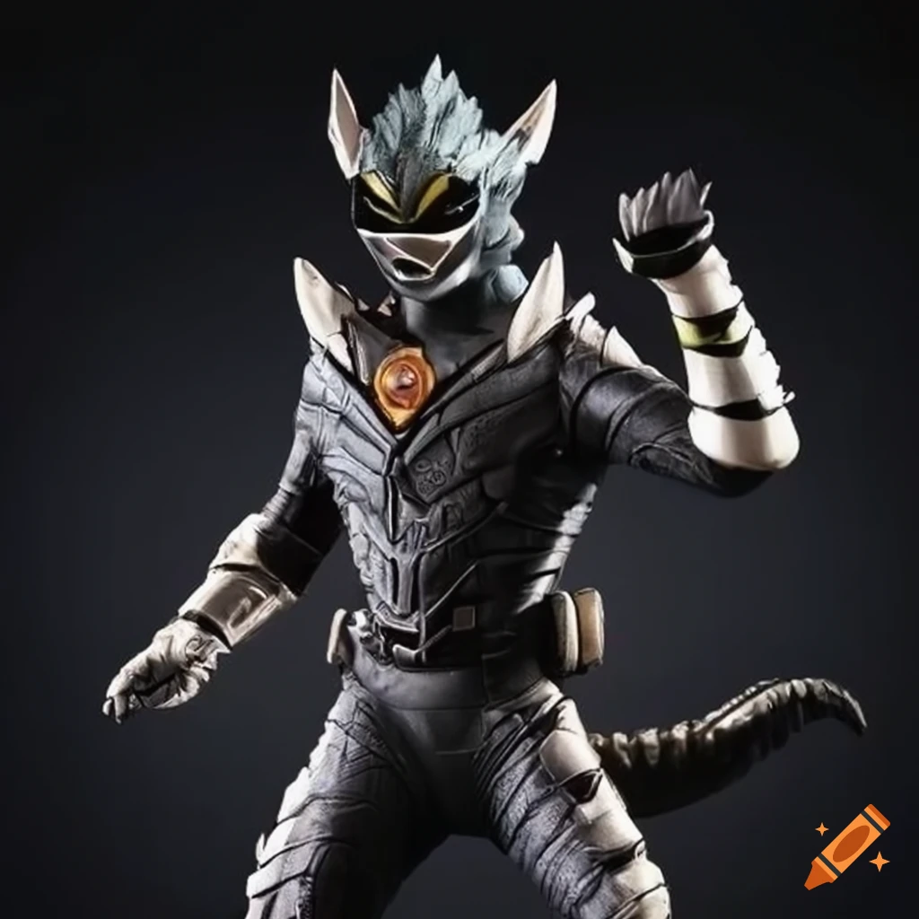 Costume of Zilla ranger from Power Rangers Kaiju Force on Craiyon