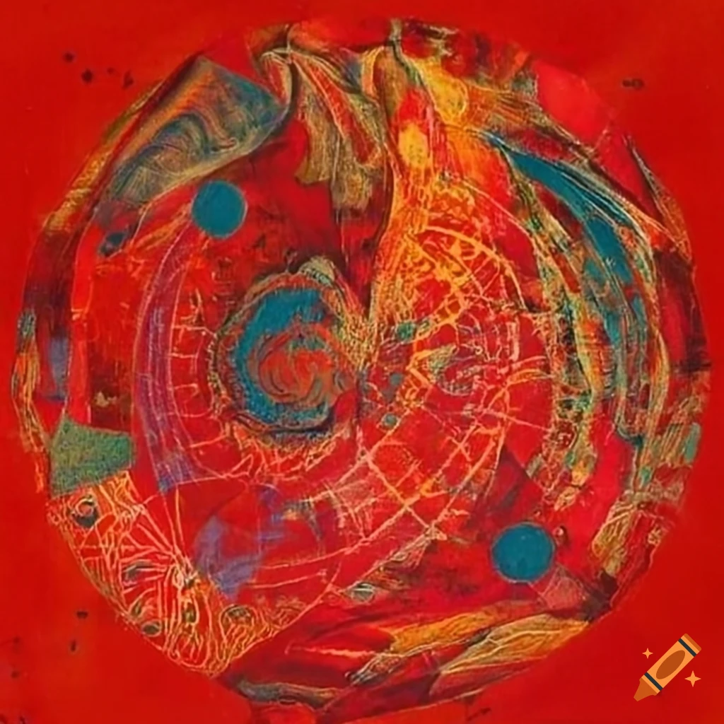 Abstract artwork inspired by max ernst's style on Craiyon