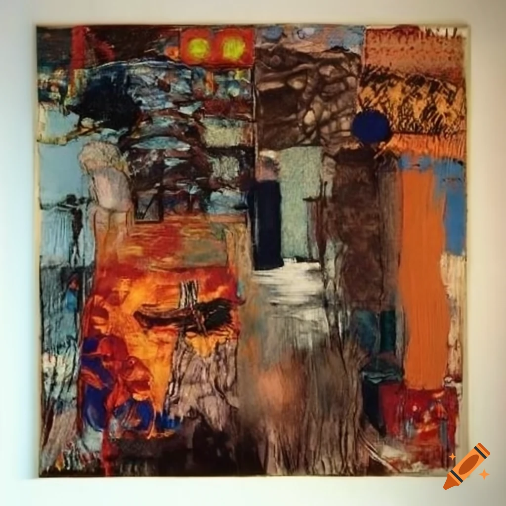 Abstract art inspired by Pierre Bonnard on Craiyon