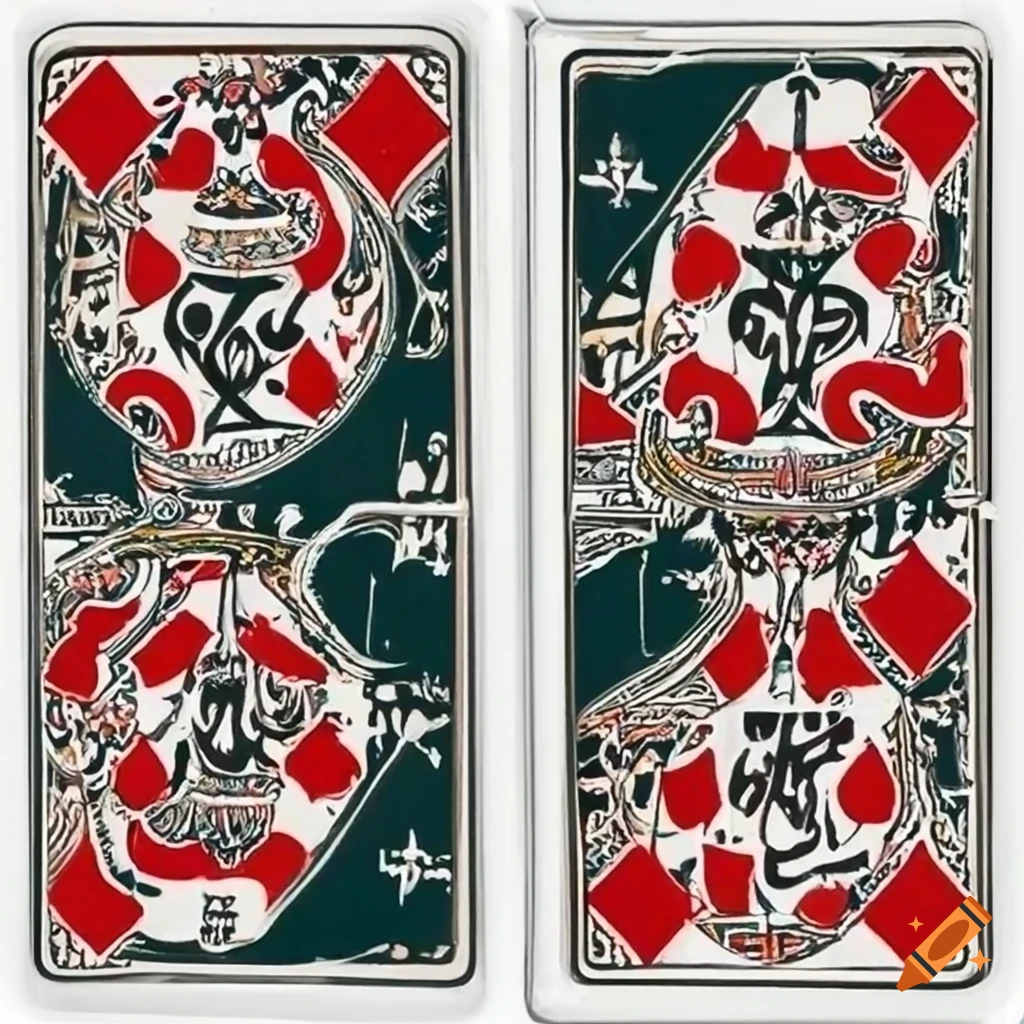 Arabic playing card on Craiyon