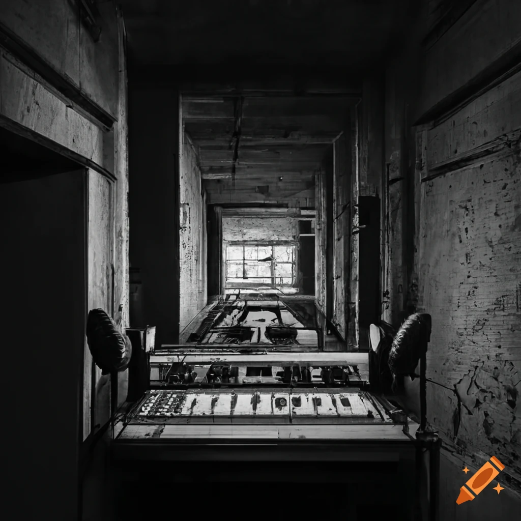 Brutalist concrete control room of a podcast studio on Craiyon