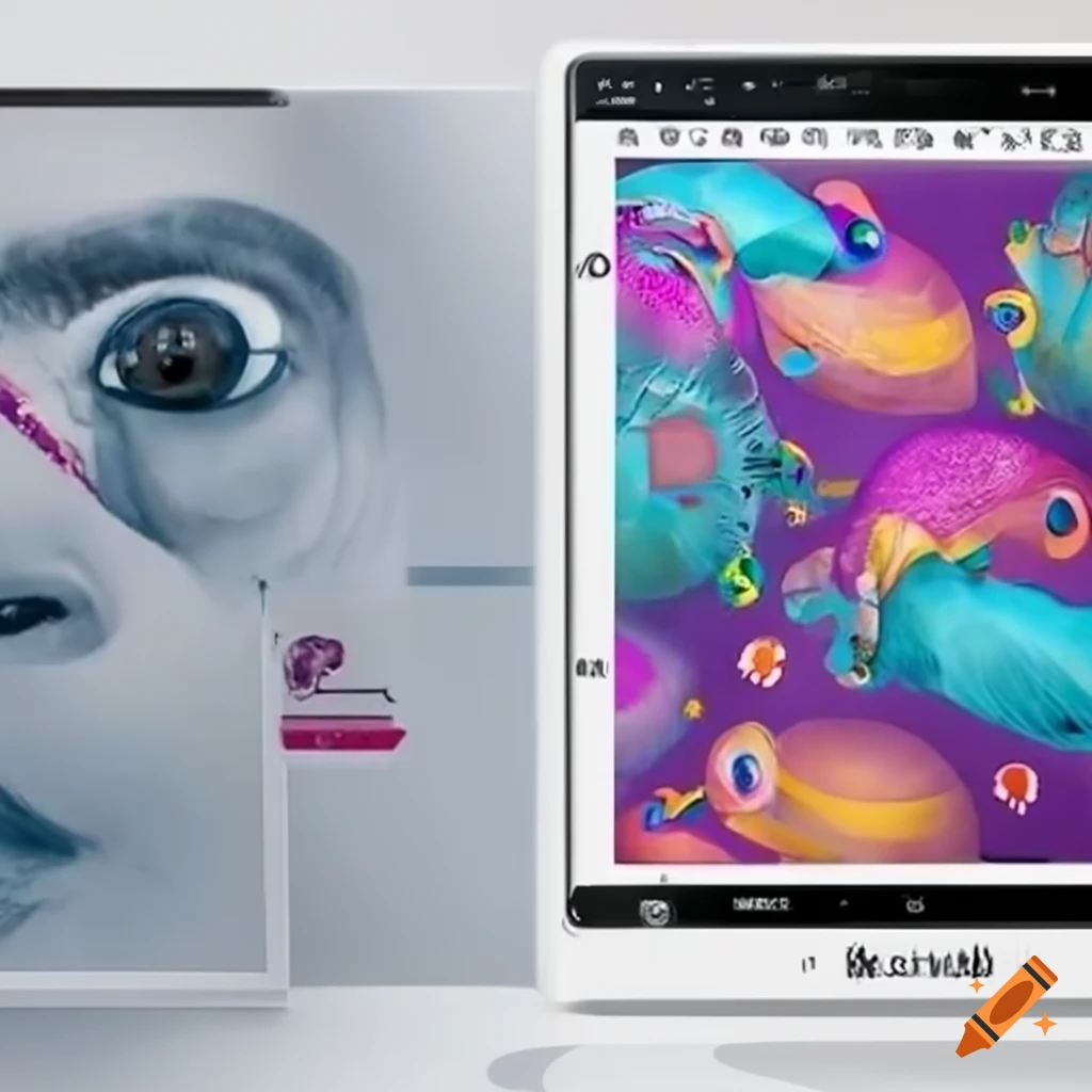 Eye-catching advertisement poster for Taupwe tech brand on Craiyon