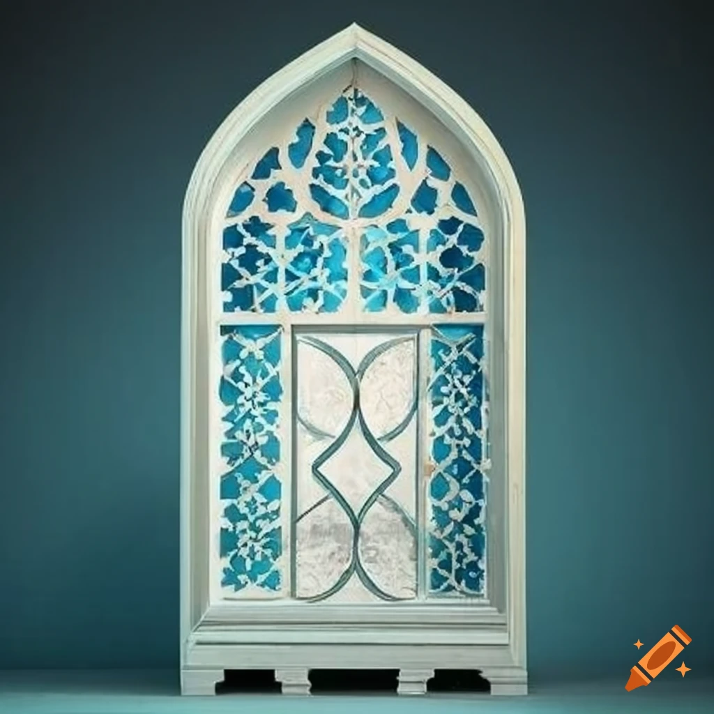White window altar in islamic art style on Craiyon