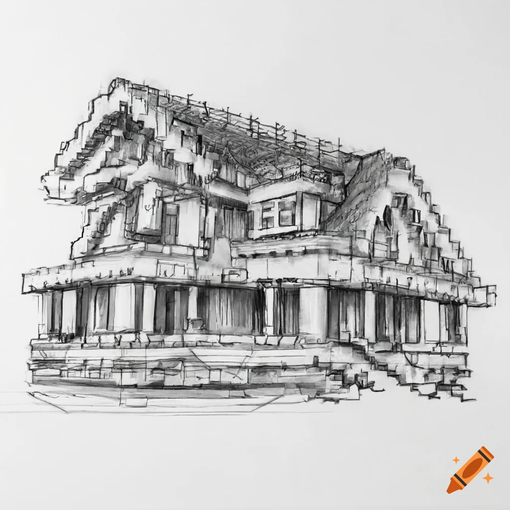 Minecraft house on Craiyon