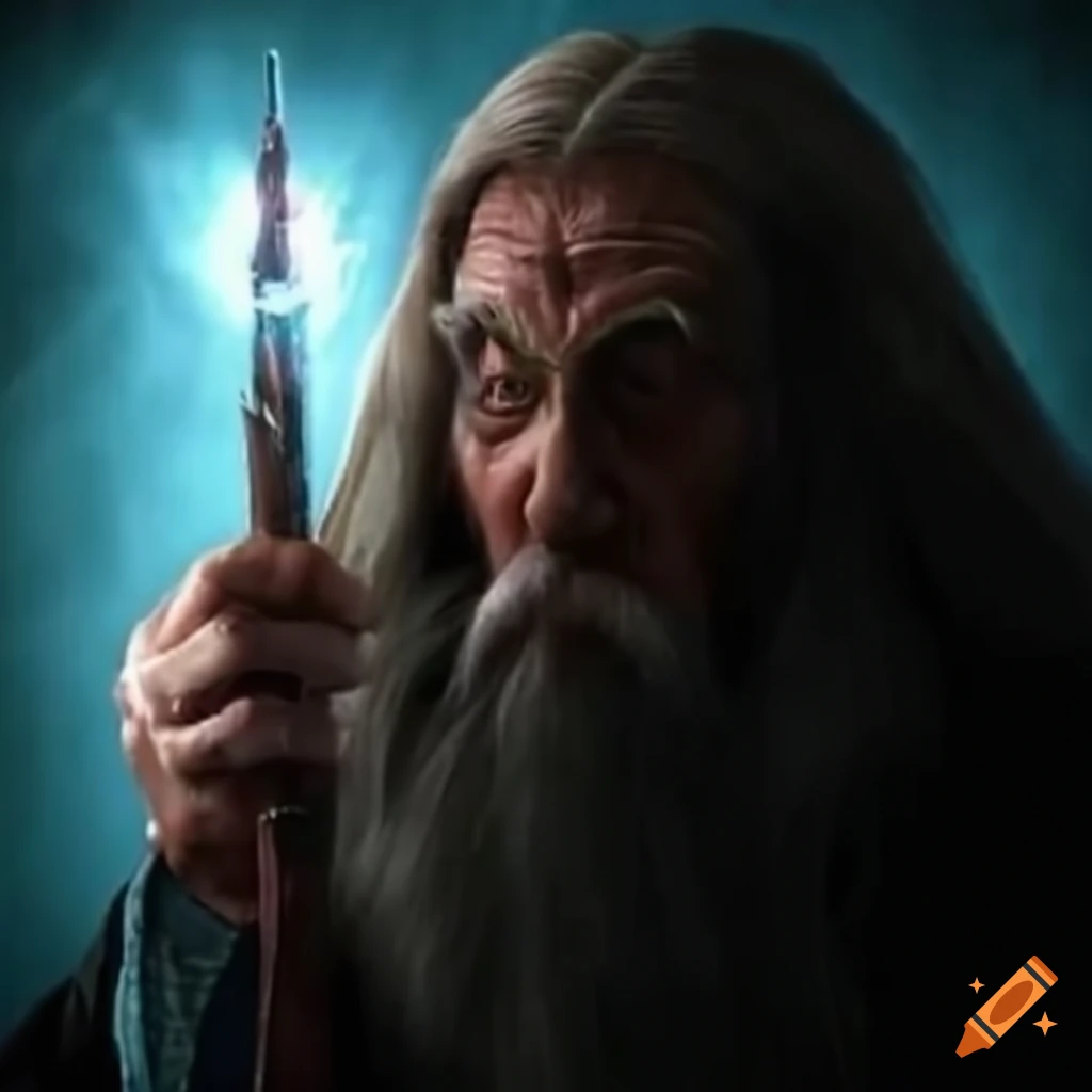 Image of a wizard casting spells on Craiyon