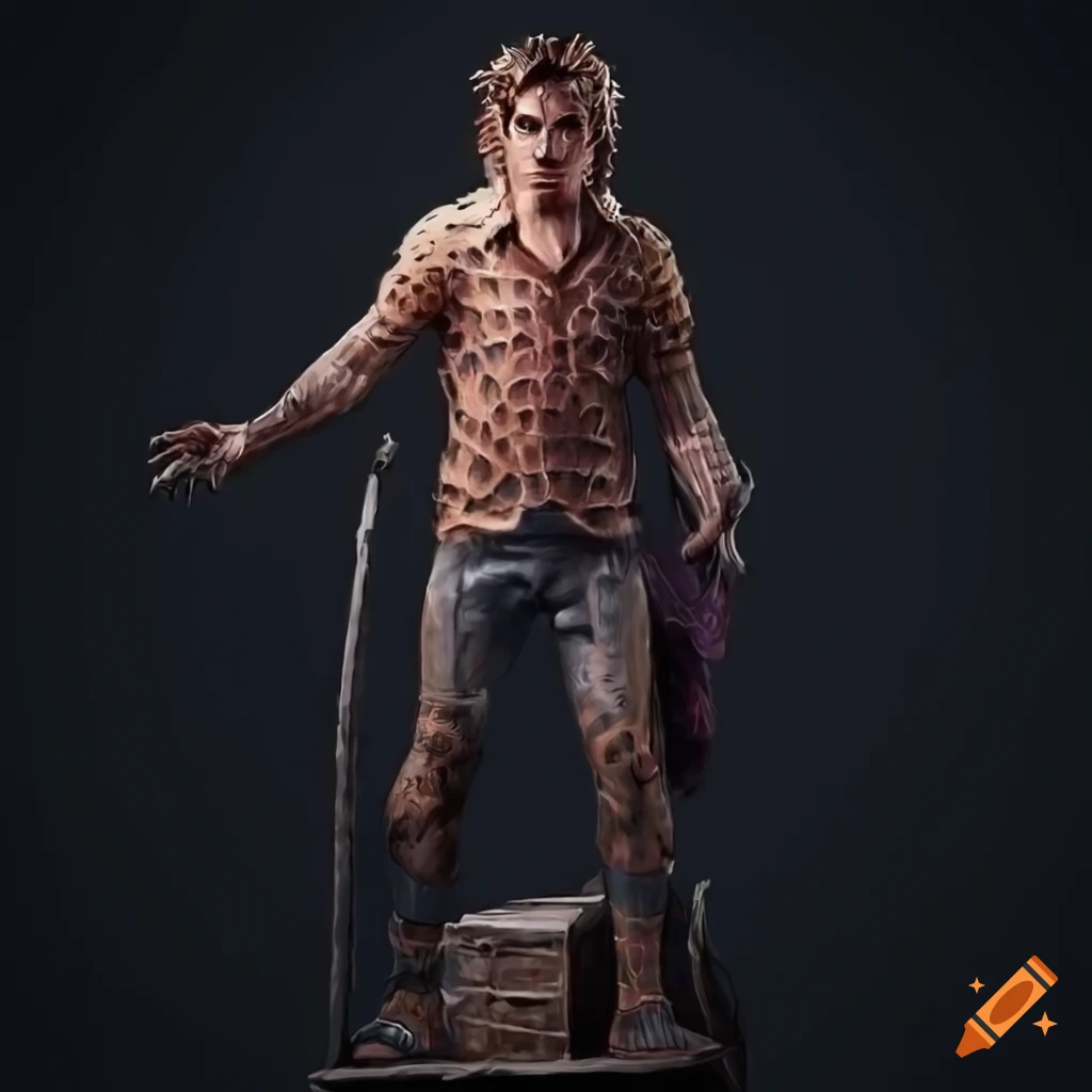 Detailed artwork of a hybrid monster on Craiyon