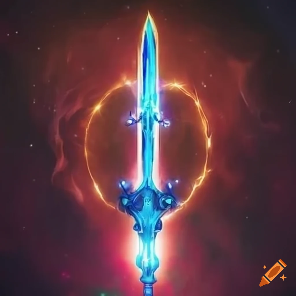 Image of a powerful cosmic weapon on Craiyon