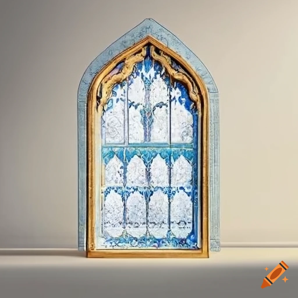 White window altar in islamic art style on Craiyon