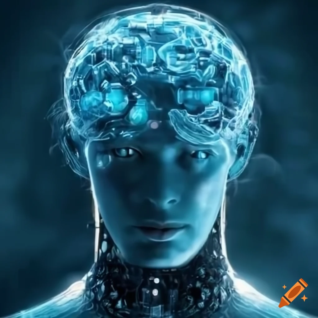 Imagen de portada de película de inteligencia artificial on Craiyon