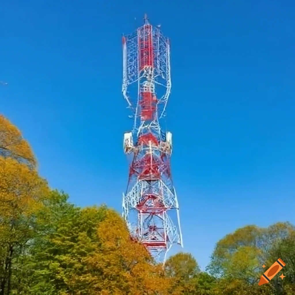 Radio tower for 6g communication on Craiyon