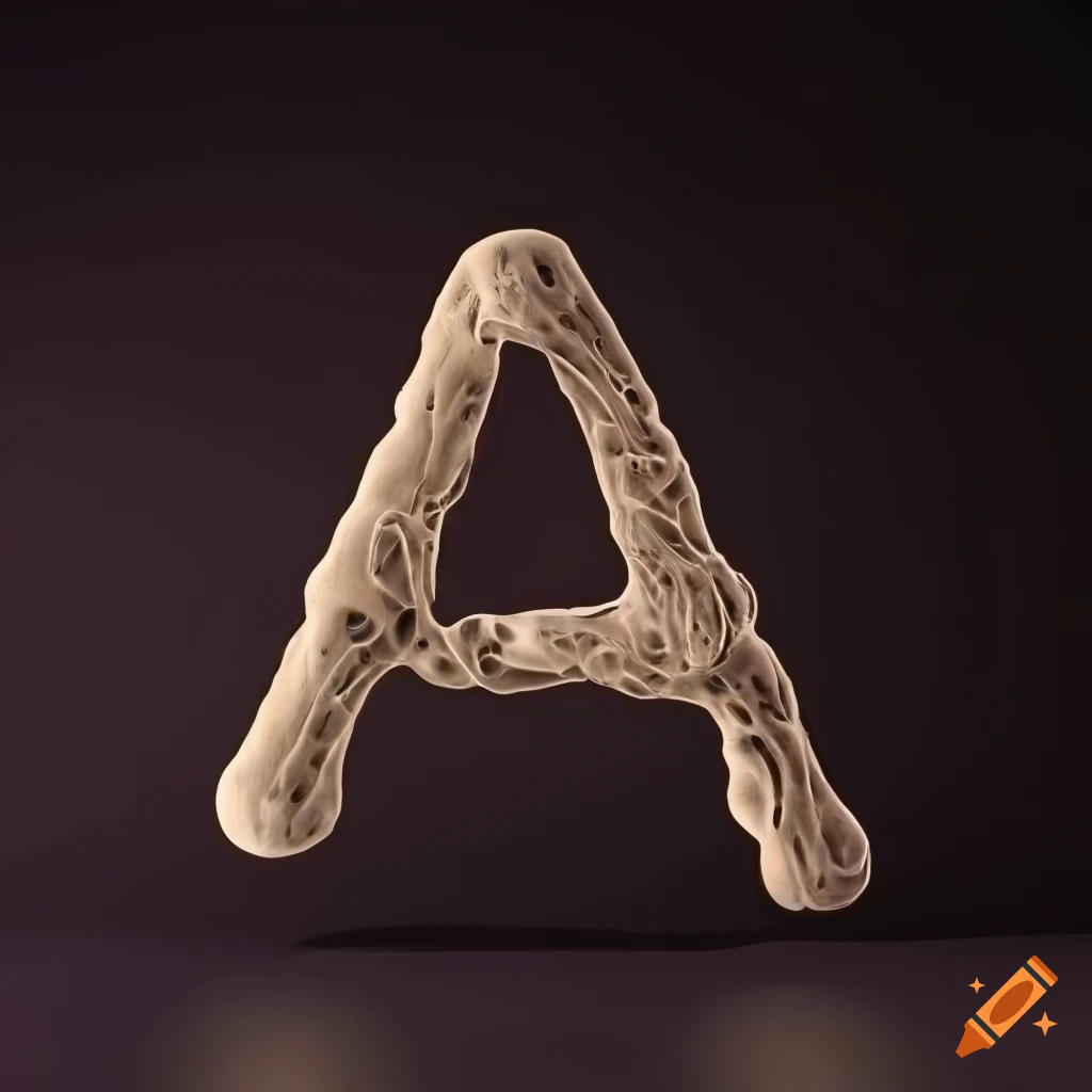 Dark background with letter 'a' on Craiyon