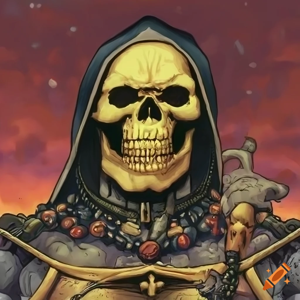 Anime character with traits of a judge, terminator, general, and ...